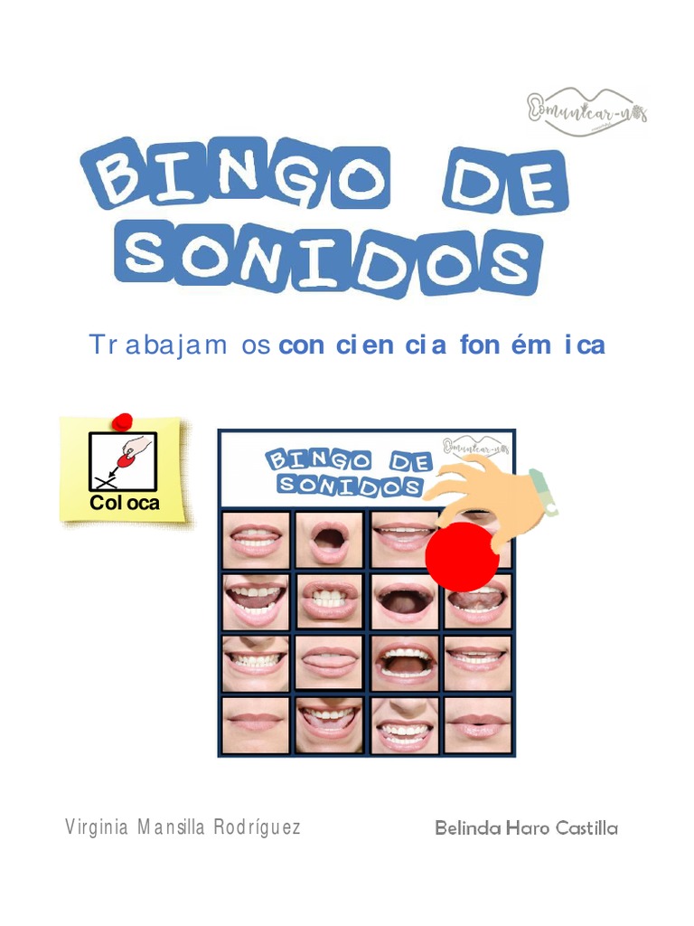 Conciencia Fonologica Bingo Sonidos | PDF | Ocio | Deportes