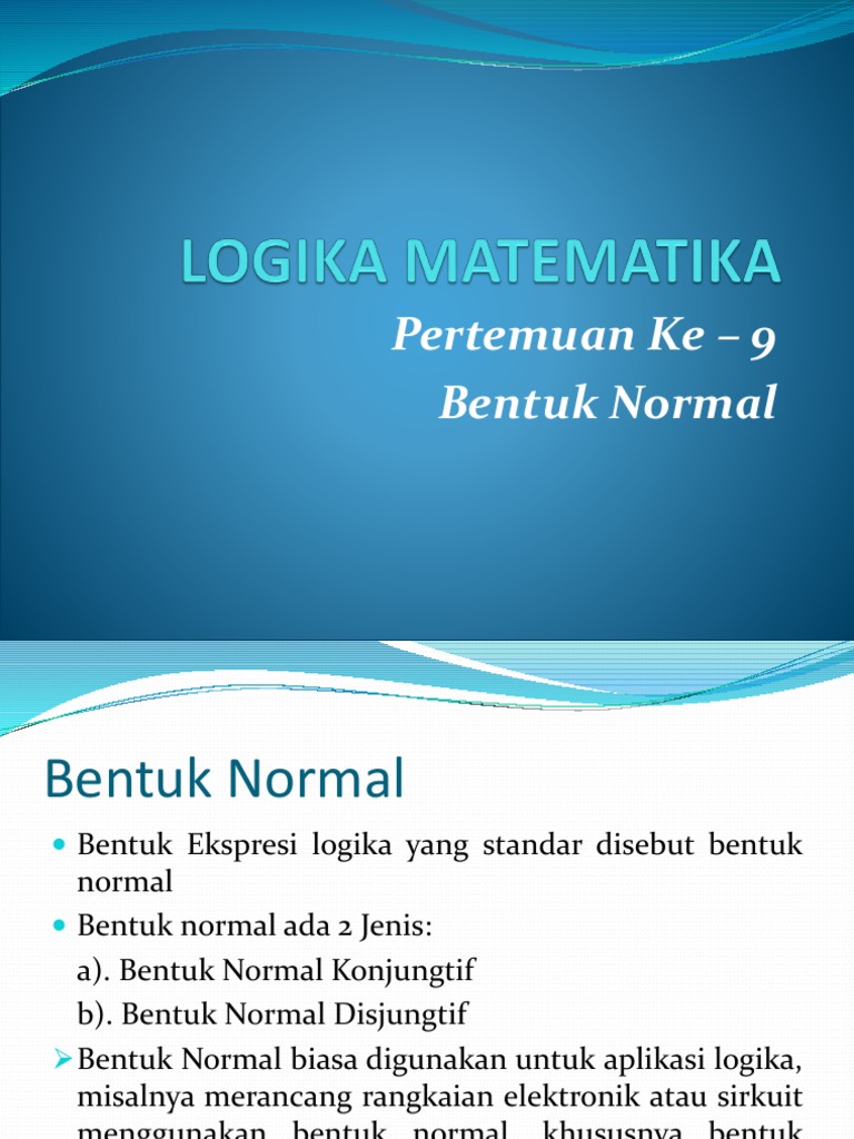 9 - Bentuk Normal | PDF
