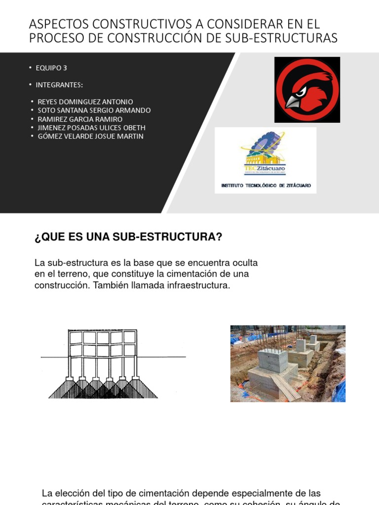 Sub Estructura | PDF | Fundación (Ingeniería) | Construyendo tecnología
