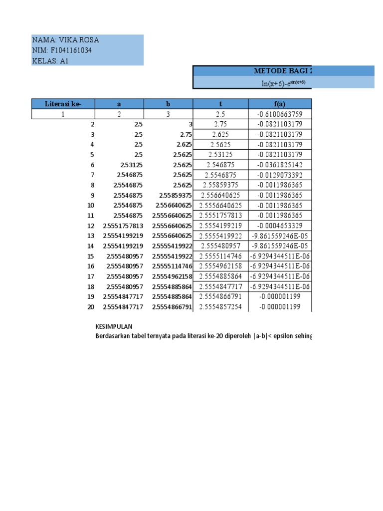 Latihan Uts Metnum | PDF
