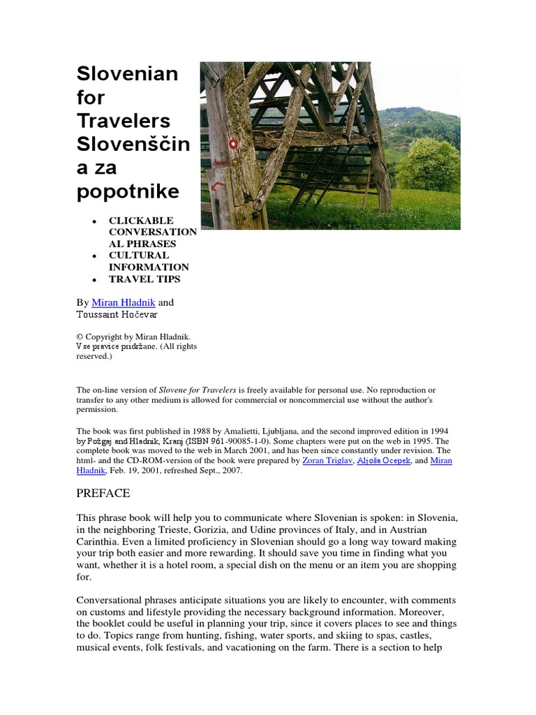 Slo | Descargar gratis PDF | Slovenia | English Language