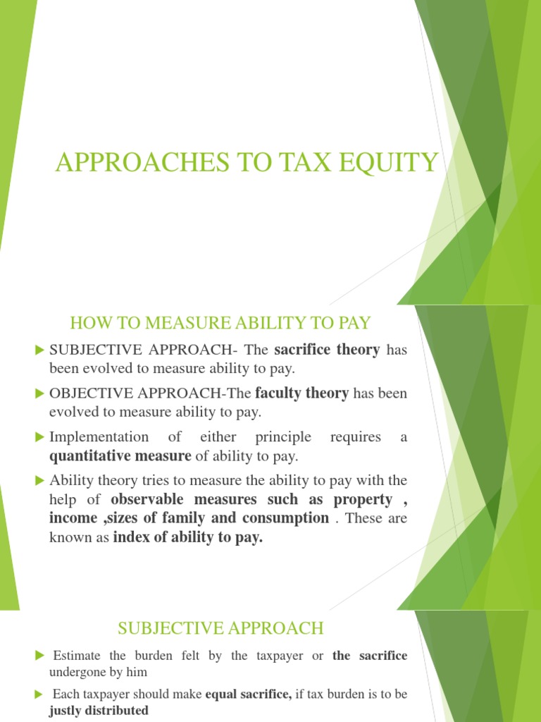 ABILITY TO PAY THEORY (1) Fiscal | PDF | Progressive Tax | Taxes