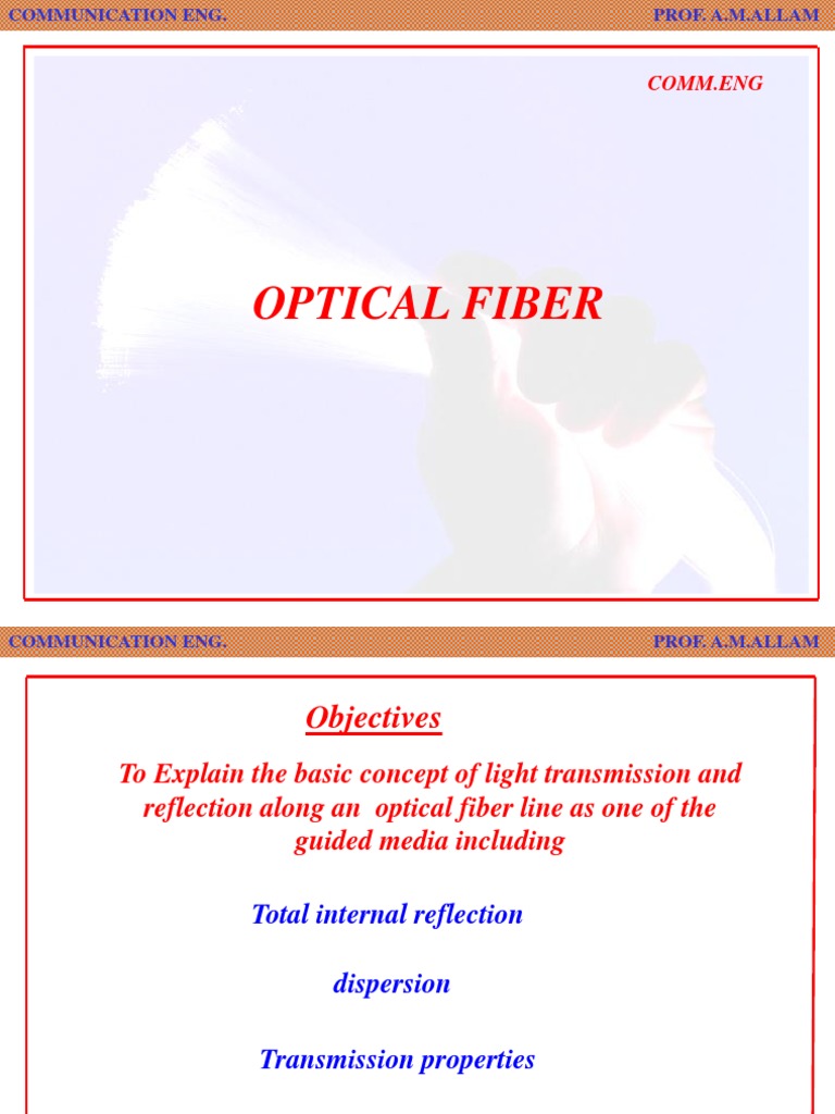 Optical Fiber | PDF | Optical Fiber | Dispersion (Optics)