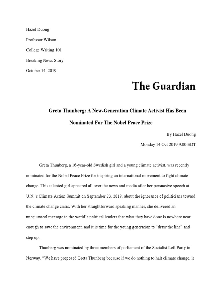 Breaking News Story | PDF | Extinction | Biodiversity