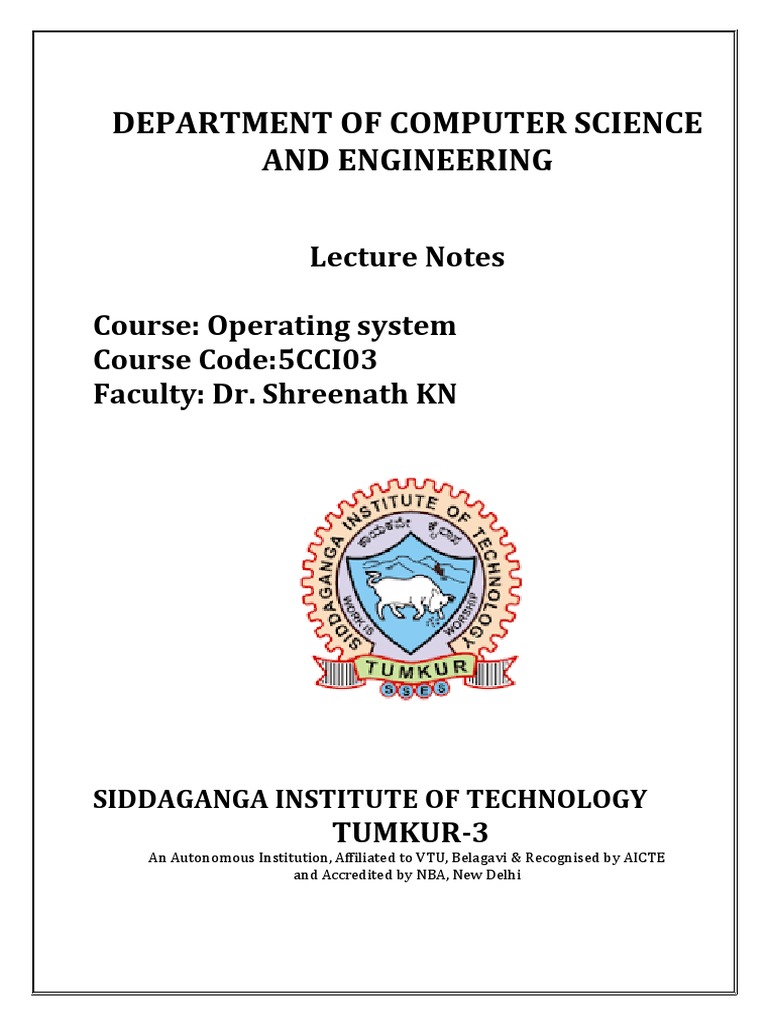 An Introduction To Operating Systems Lecture Notes On Structure And Views Of Operating Systems
