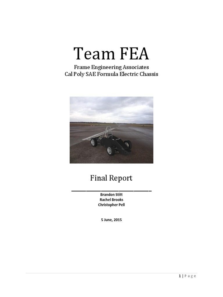 FSAE accumulator design report | Beam (Structure) | Bending