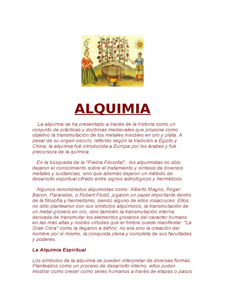 Alquimia | PDF | Alquimia | Science