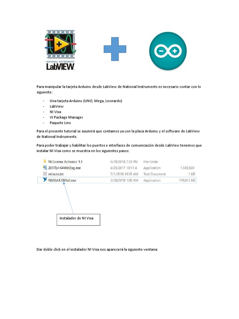 Tutorial Labview Arduino Pdf Arduino Áreas De Informática
