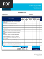 Escalas de Evaluacion Indicadores Noc | PDF