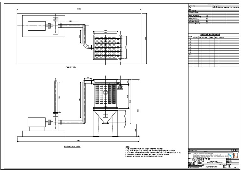 Nozzle Schedule: - : General Data | PDF