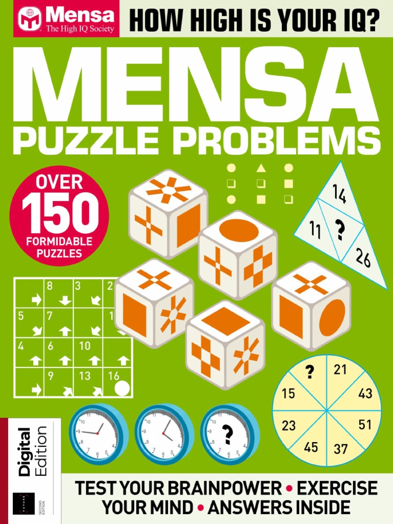 Mensa Puzzle Problems Second Ed 2019 | PDF