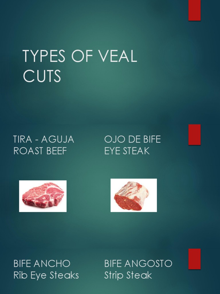 Types of Veal Cuts | PDF