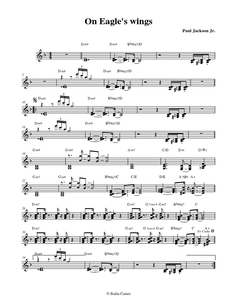 On Eagle's Wings - Keyboards | PDF