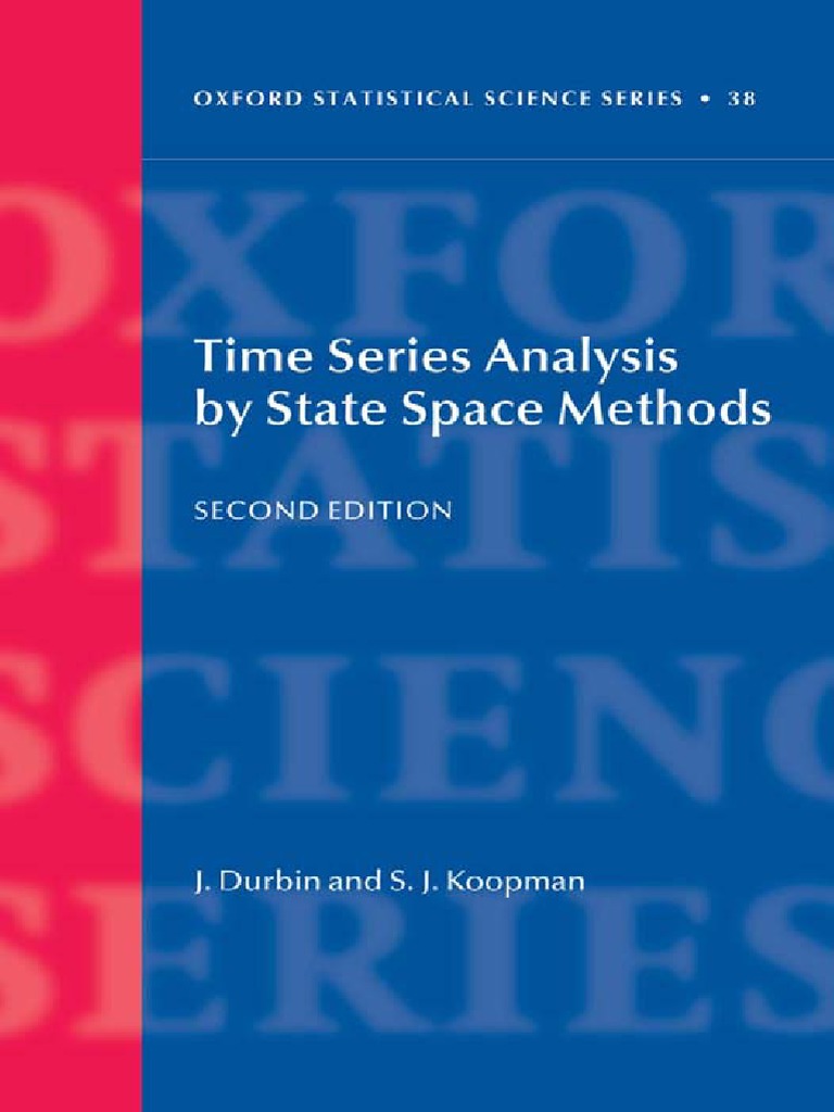 Time Series Analysis By State Space Methods Pdf Kalman Filter