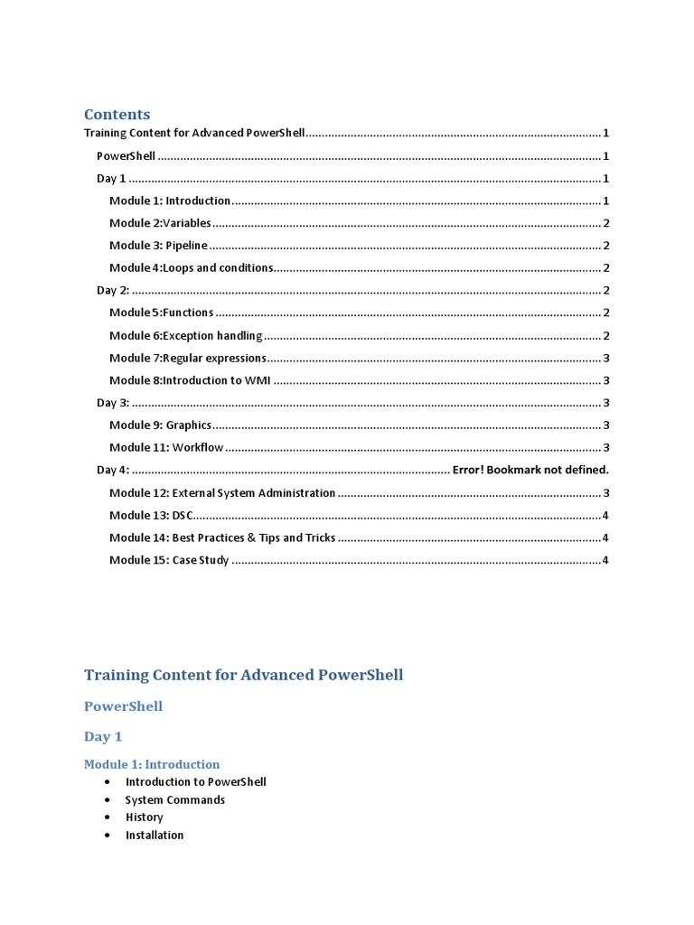 Course Content Powers Hell Advanced | PDF | Microsoft Sql Server | Information Technology Management