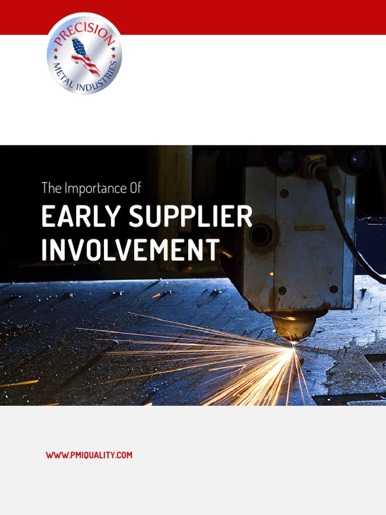 Advantages of Early Supplier Involvement | PDF | Procurement | Design