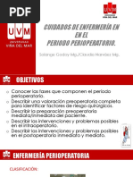 Cuidados de Enfermeria Pre, Trans y Post Operatorios. | PDF | Medicina ...