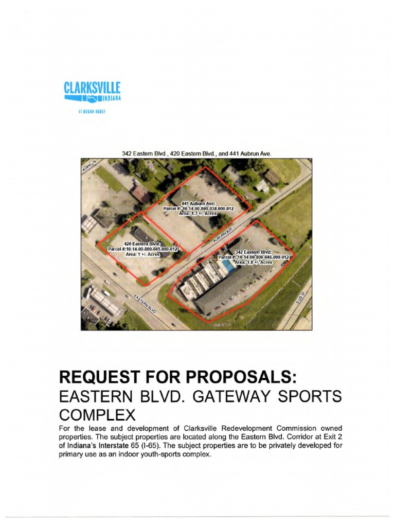 Indoor Sports Complex RFP | PDF