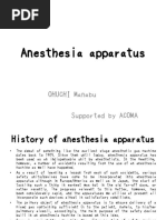 Anesthesia Machine Parts and Functions | PDF | Anesthesia | Medicine