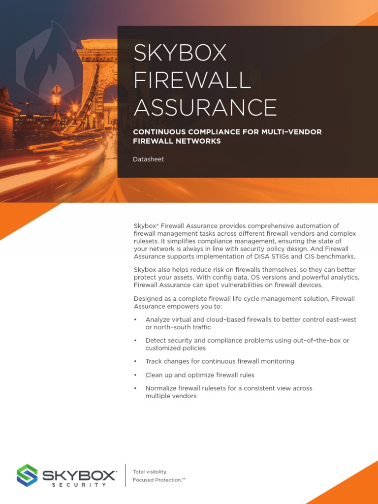 Skybox Firewall Assurance | PDF | Vulnerability (Computing) | Computer ...