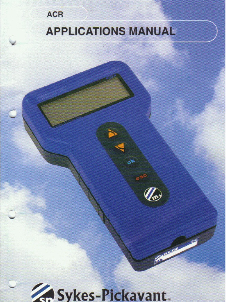 ACR Instruction Manual | PDF | Business | Technology & Engineering