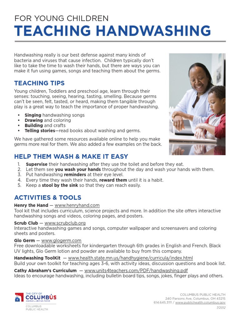 Teaching Handwashing: For Young Children | PDF | Hand Washing