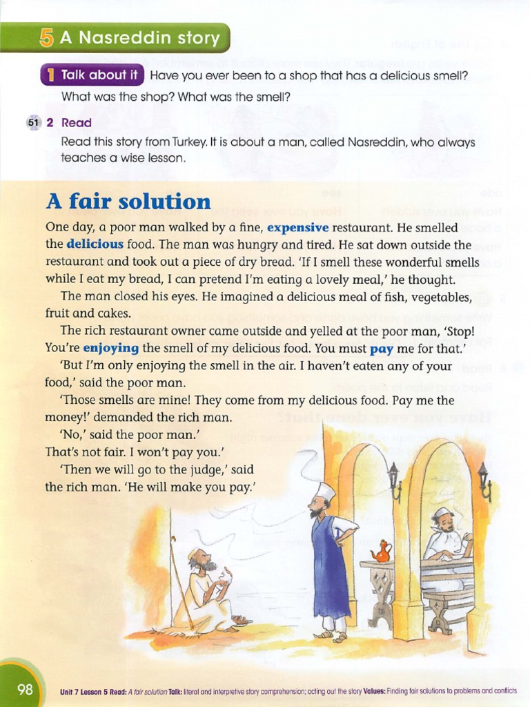 A Fair Solution - Nasreddin | PDF | Foods