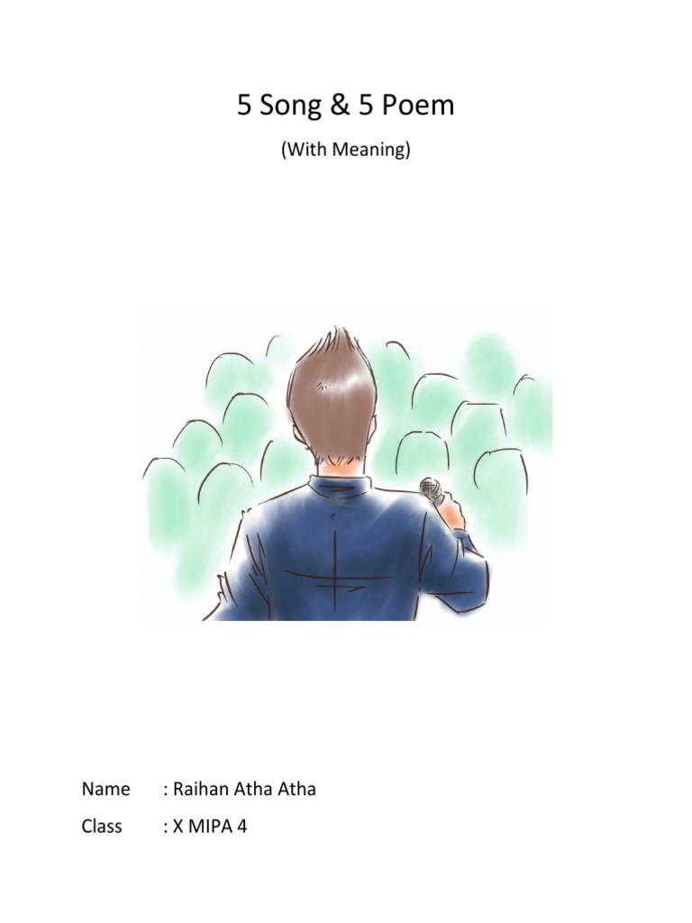 5 Song & 5 Poem: (With Meaning) | PDF