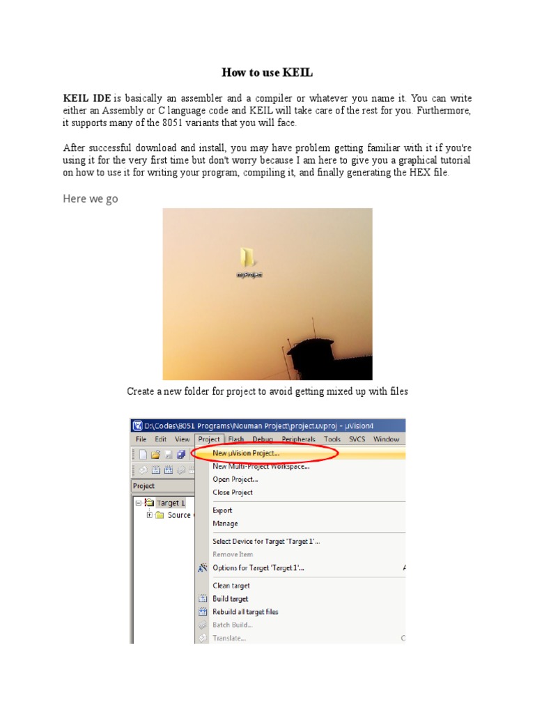 How To Use KEIL | PDF | Computers