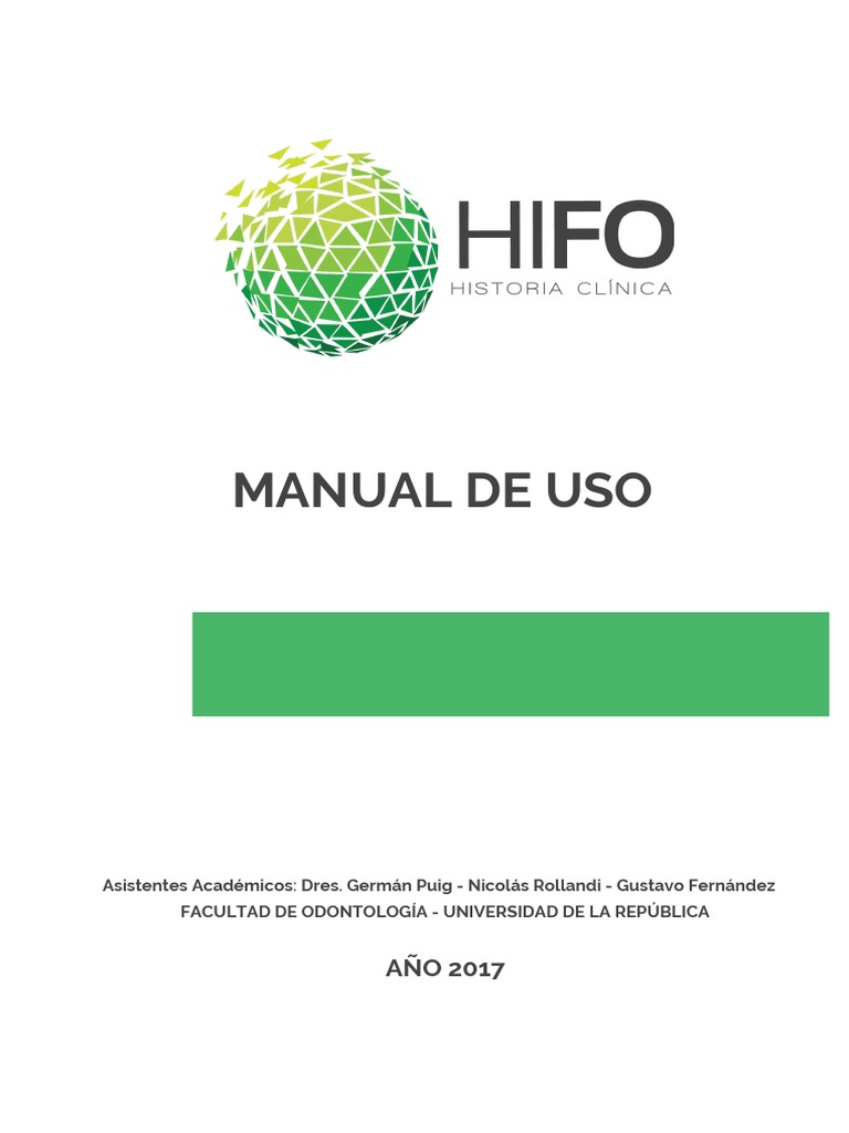 Manual Hifo | PDF | Historial médico | Internet