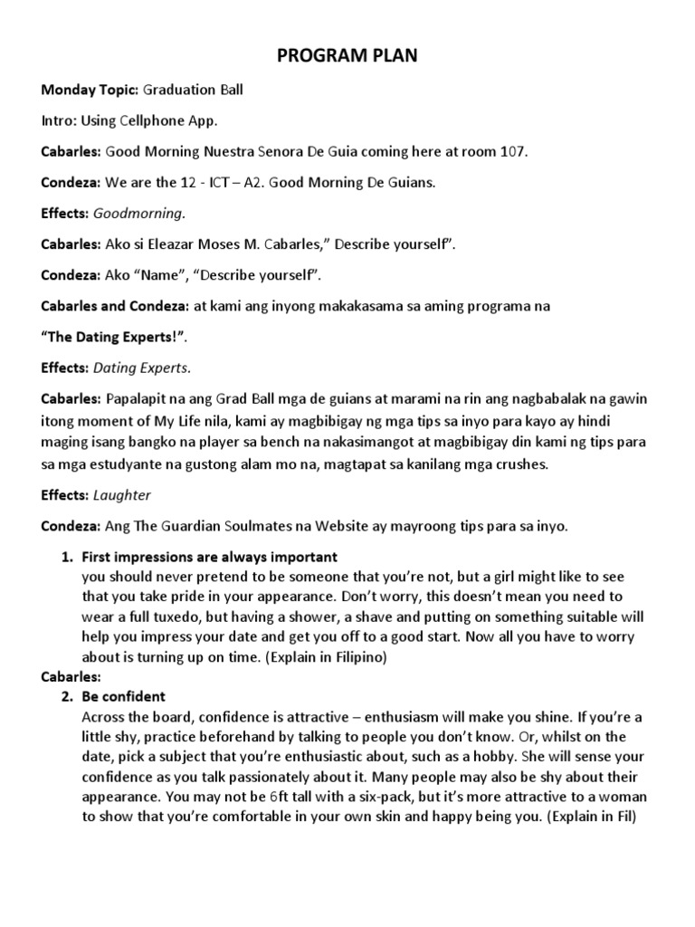 Program Plan - Radio | PDF