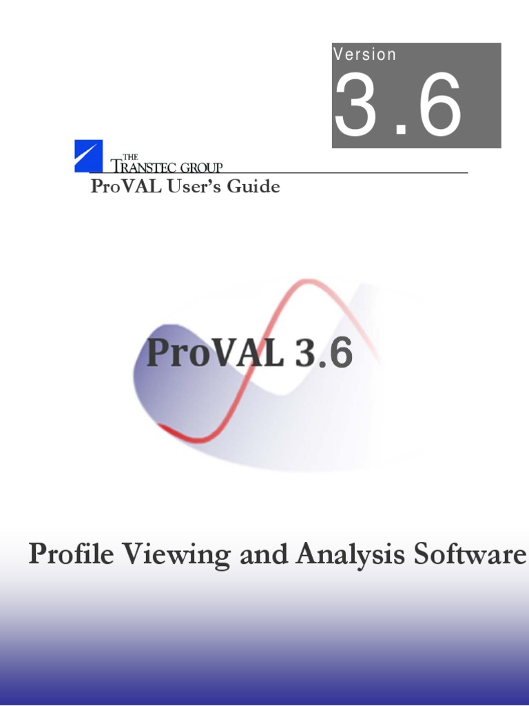 ProVAL User's Guide Overview | PDF | Microsoft Excel | Screenshot