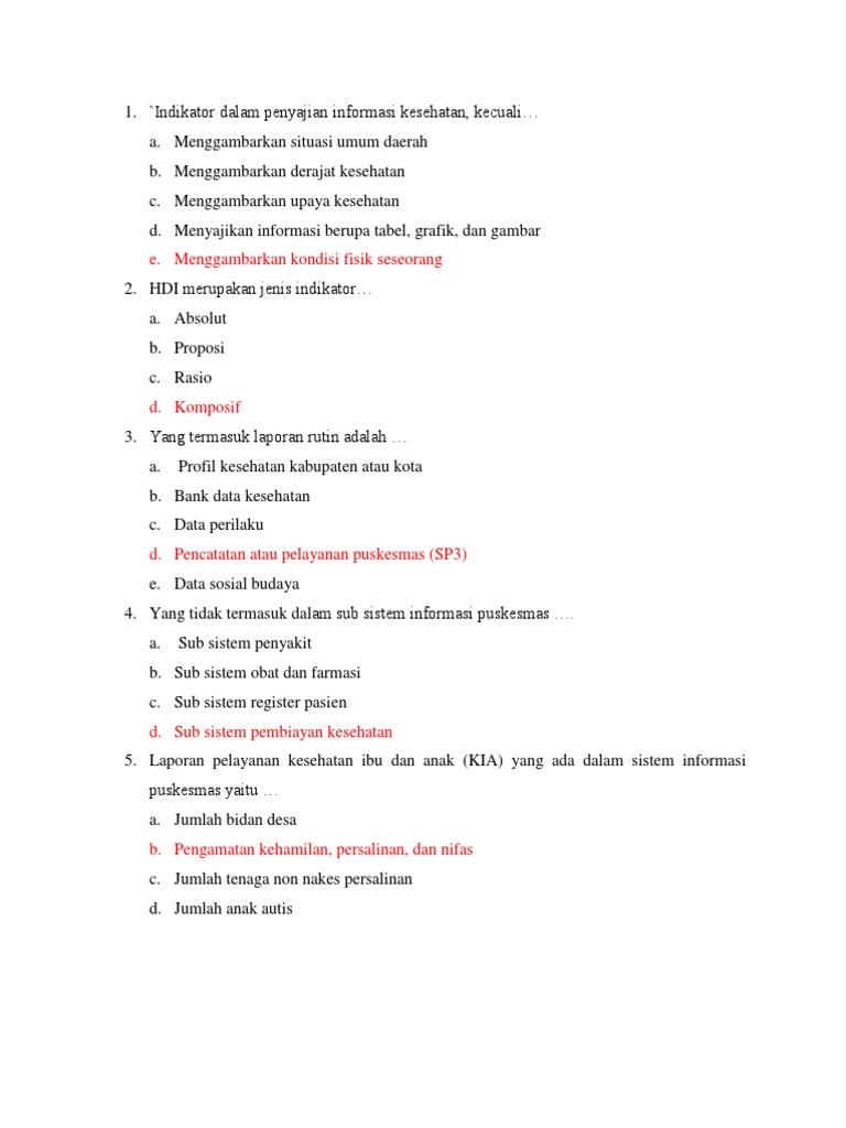 Soal PG DOKEP Kel.1 | PDF