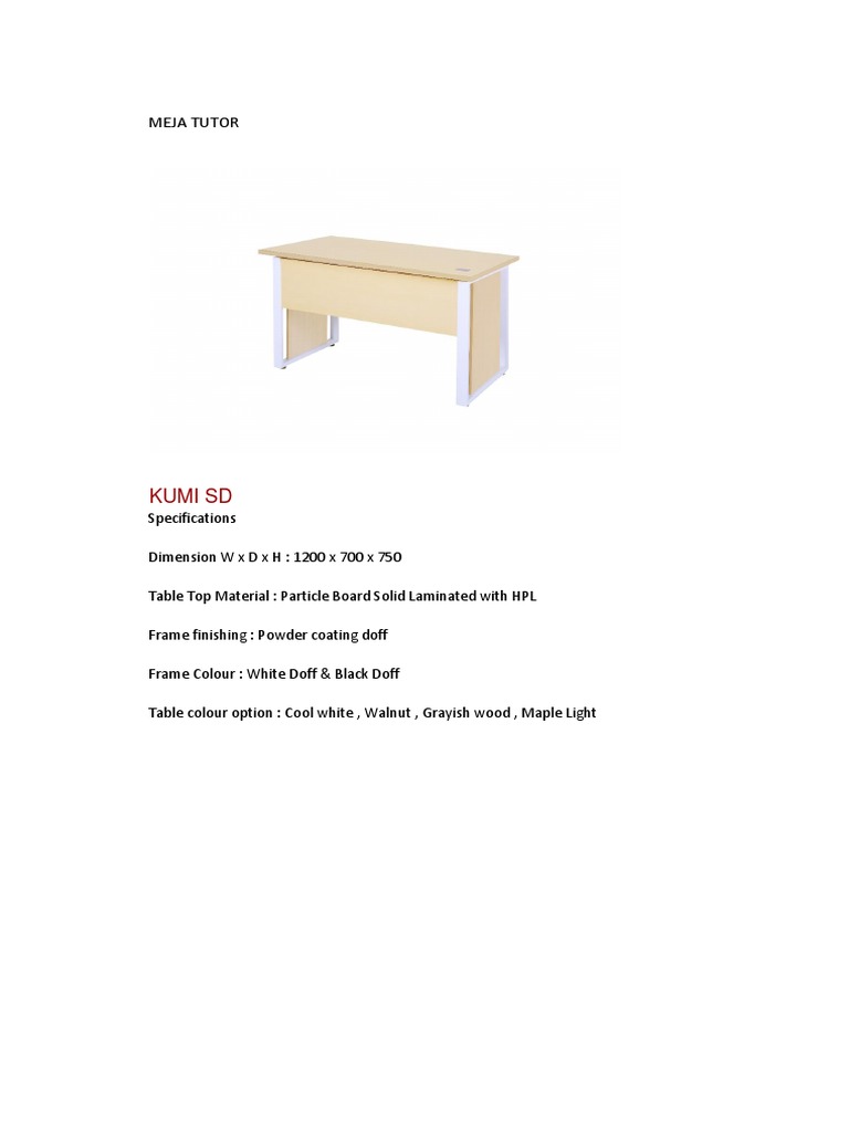 Scan Meja Tutor | PDF