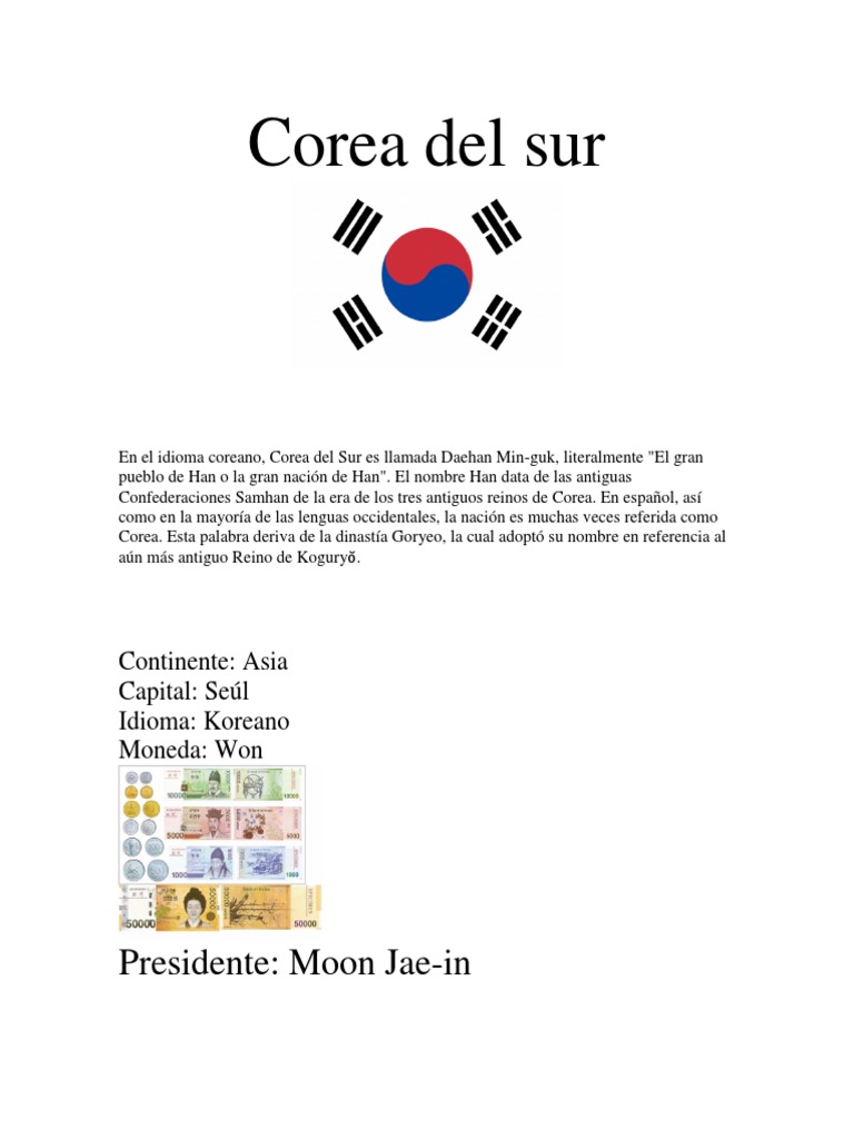 Corea Del Sur | PDF | Corea del Sur | Política mundial