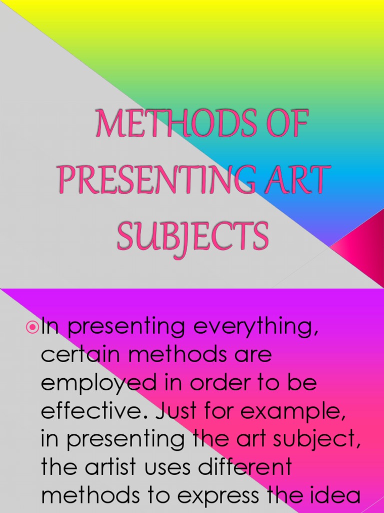 Methods of Presenting Subjects | Download Free PDF | Cubism | Abstract Art Methods of Presenting Subjects | Download Free PDF | Cubism | Abstract Art