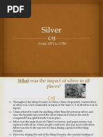 Global Silver Trade Patterns (1550-1800) | PDF | Capitalism | Trade