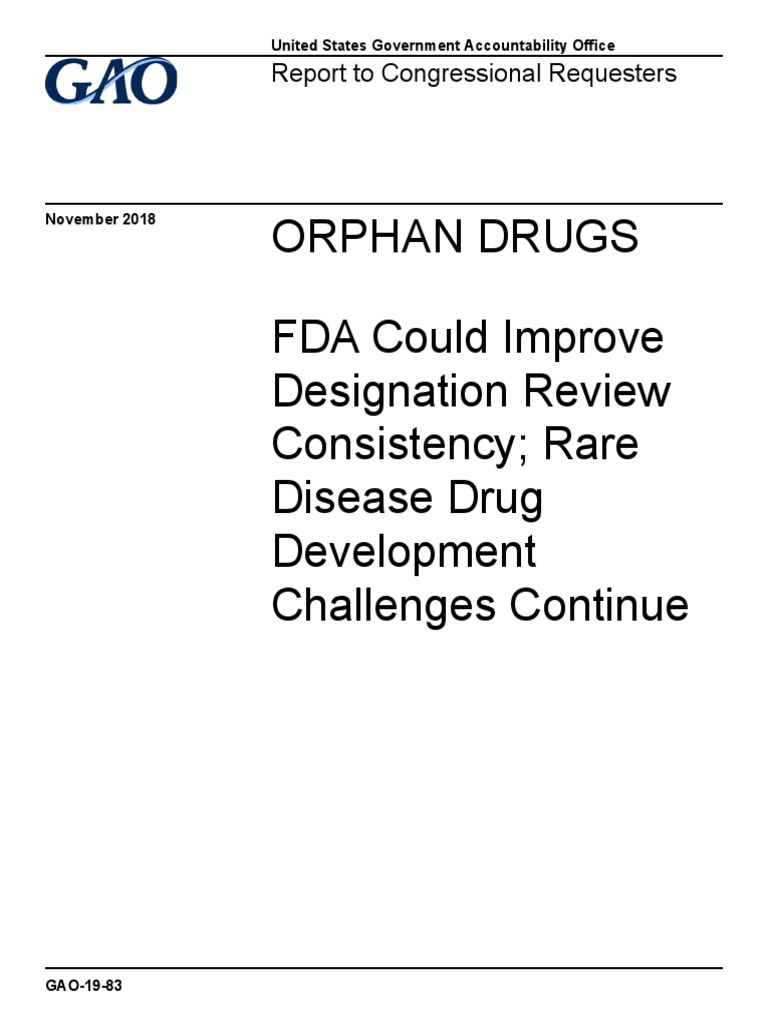 FDA Orphan Drug Review | PDF | Food And Drug Administration | Drug ...