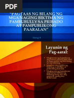 Ano Ang BULLYING | PDF