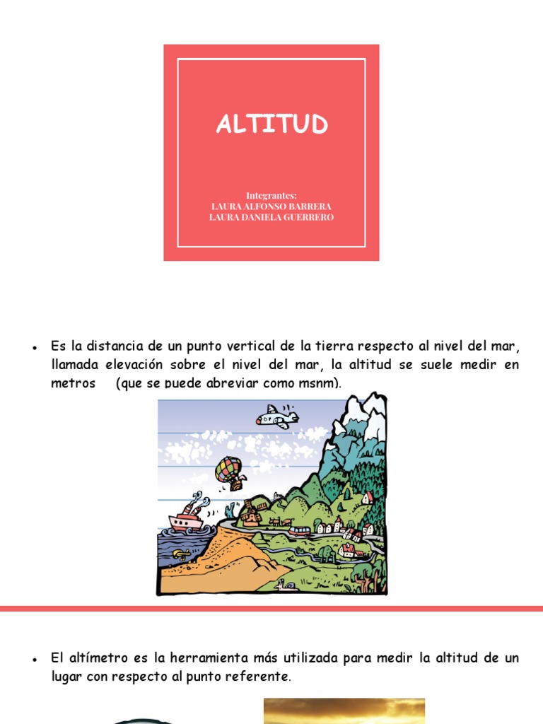 Definición De Altitud