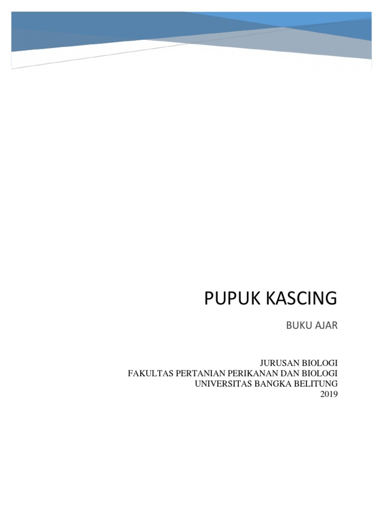 Pupuk Kascing | PDF