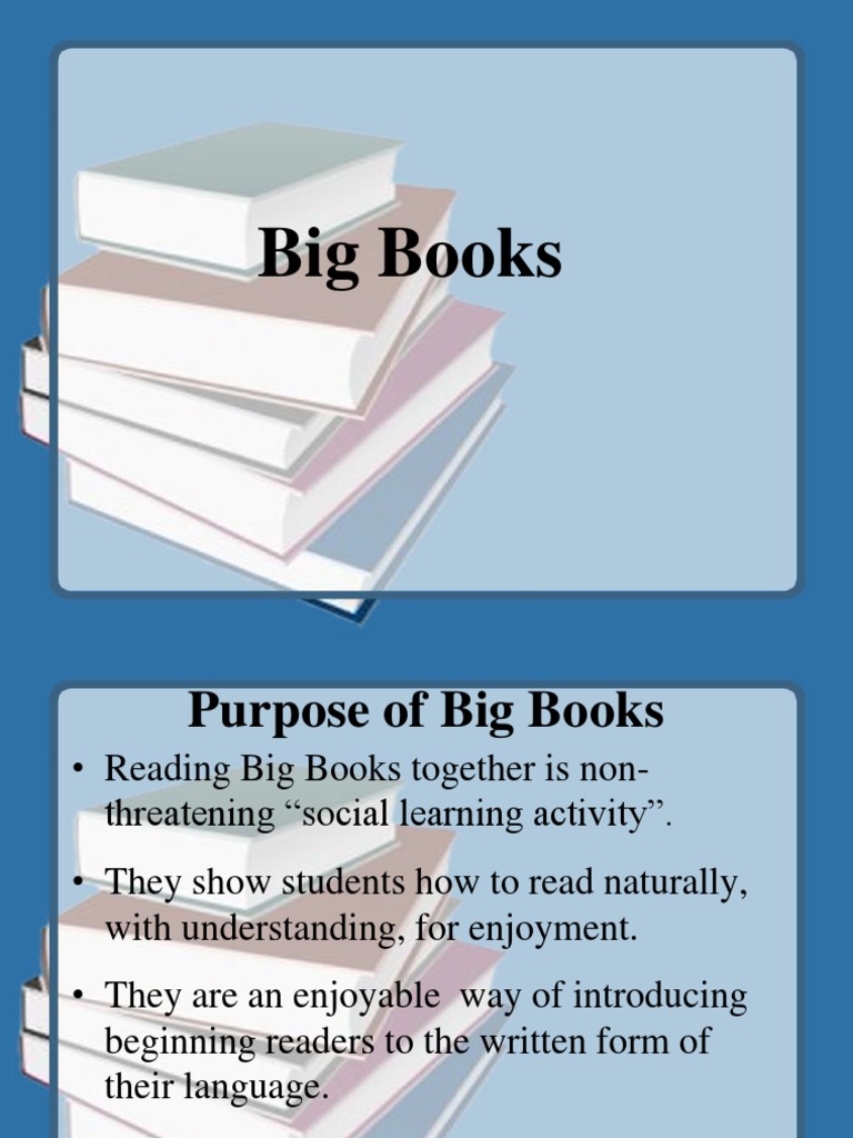 Creating Engaging Big Books | PDF | Language Arts & Discipline | Home ...