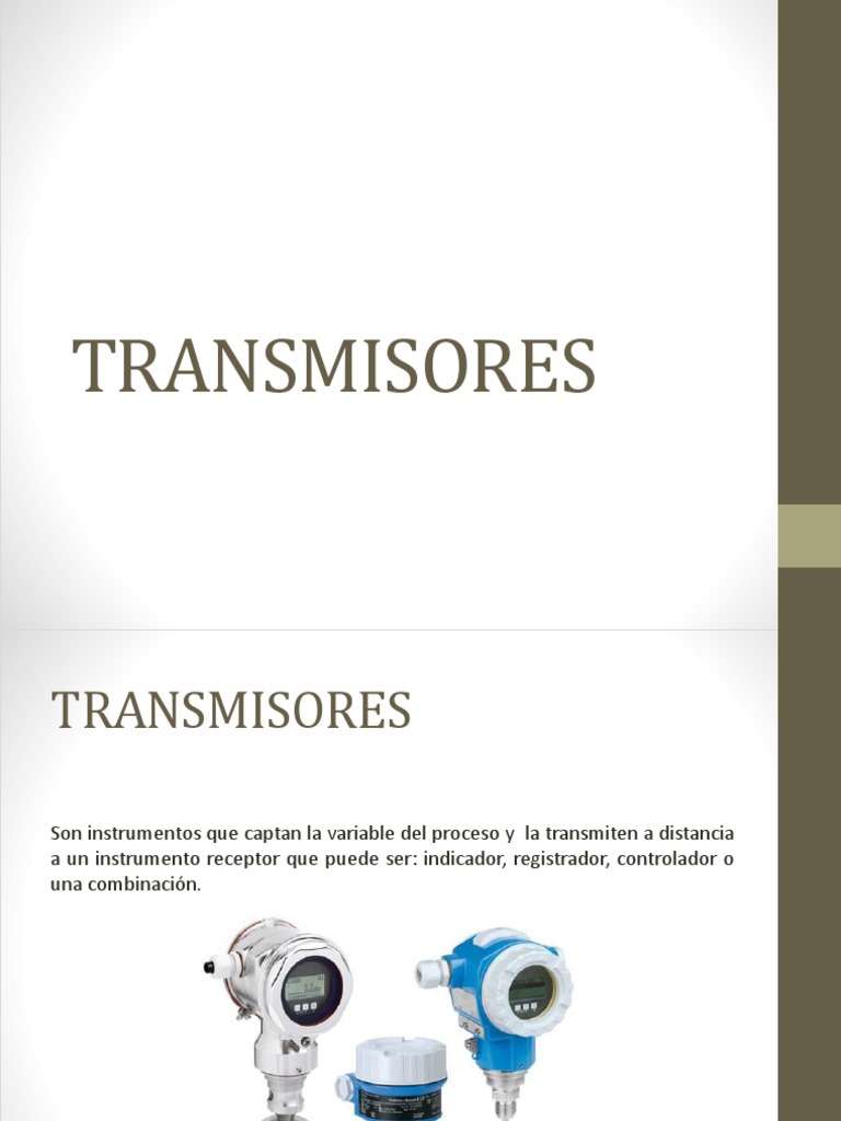 TRANSMISORES | PDF | Calibración | Electrónica