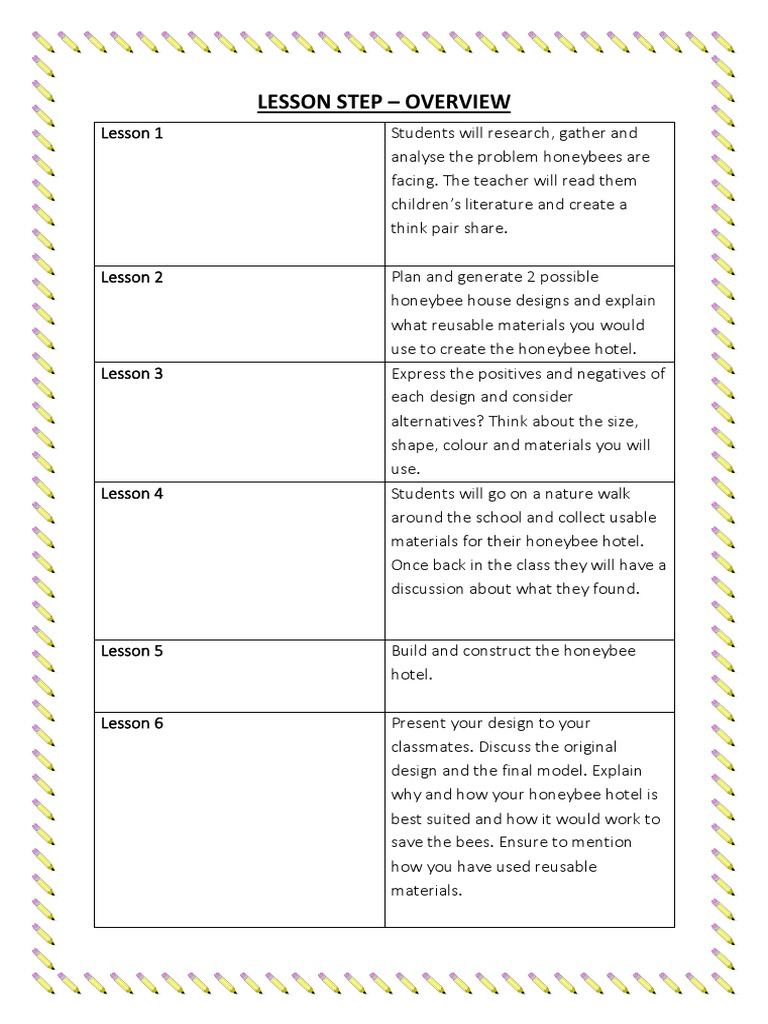Lesson Step Overview | PDF