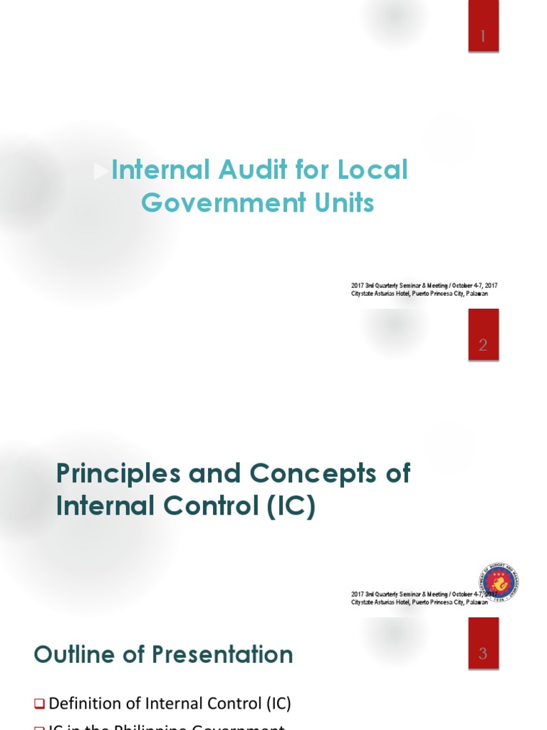 Internal Audit Framework for LGUs | PDF | Internal Control | Internal Audit