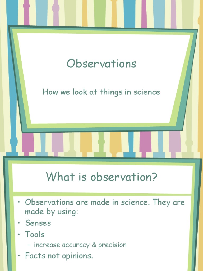 Observation and Inference | PDF | Observation | Quantitative Research