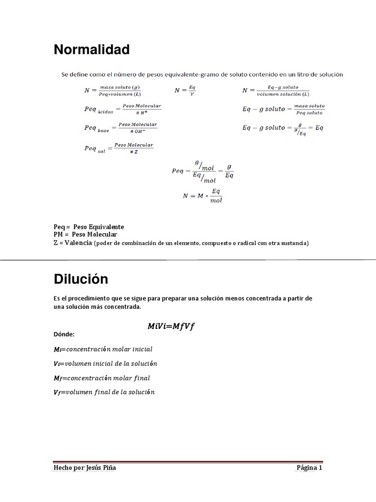 Normalidad Formulario | PDF