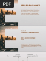 Applied Economics (Quarter 1, Module 1) | PDF