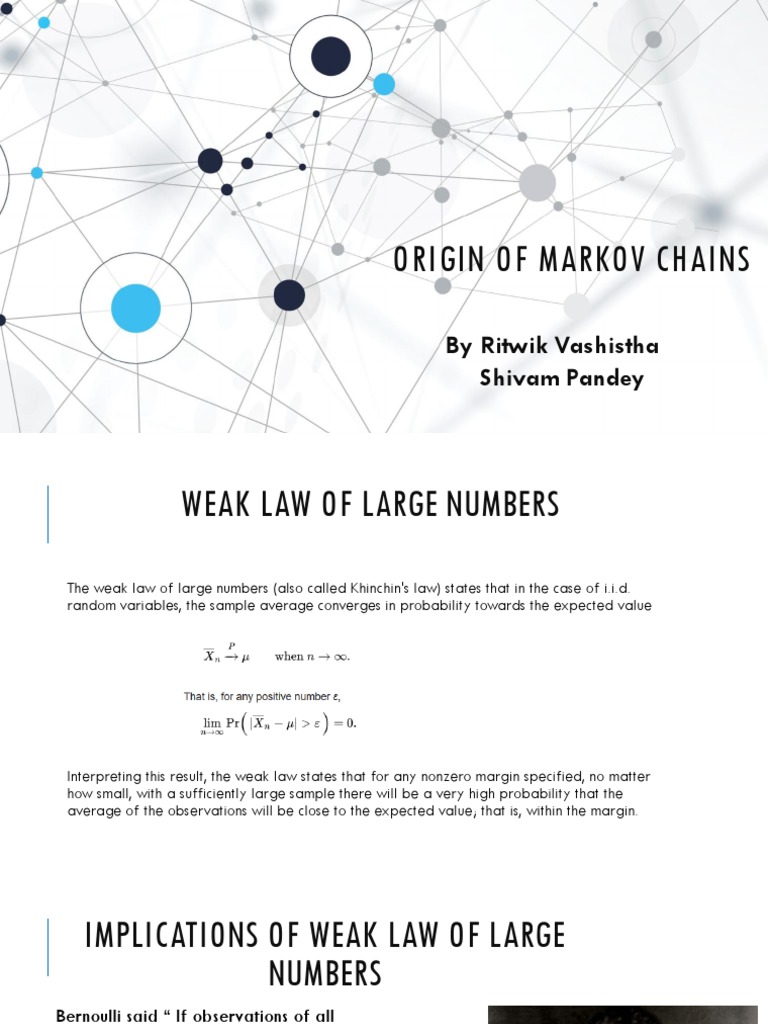 Origin of Markov Chain | PDF | Markov Chain | Stochastic Process
