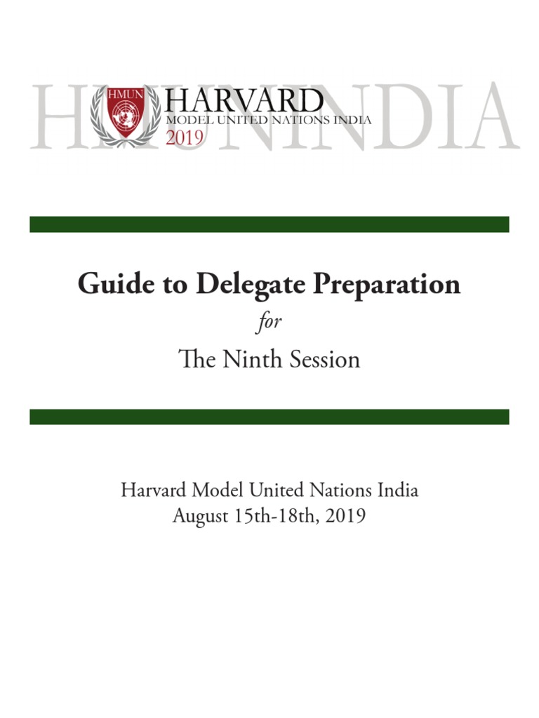 Guide To Delegate Preparation | PDF | United Nations | International ...
